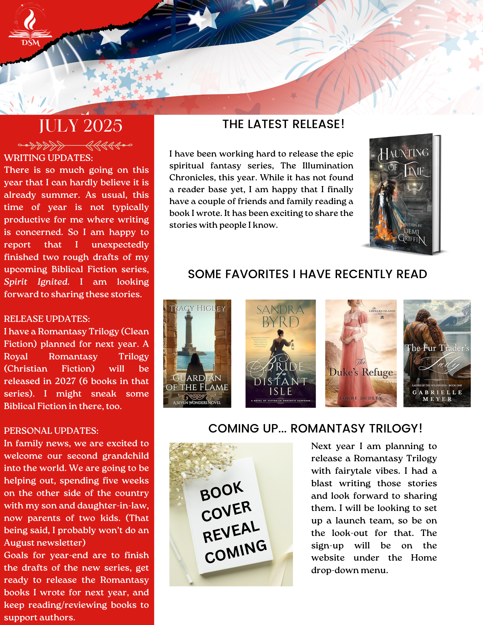 July Newsletter – Devoted Steps